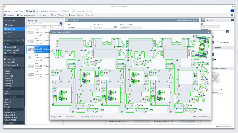 Trumpf BOOST - CUP User Interface Design